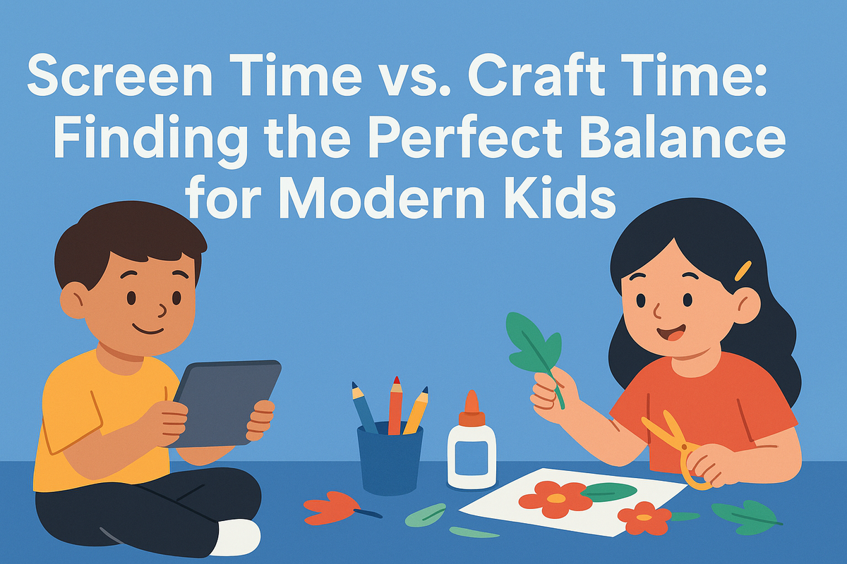 Screen Time vs. Craft Time: Finding the Perfect Balance for Modern Kid – Kalakaram