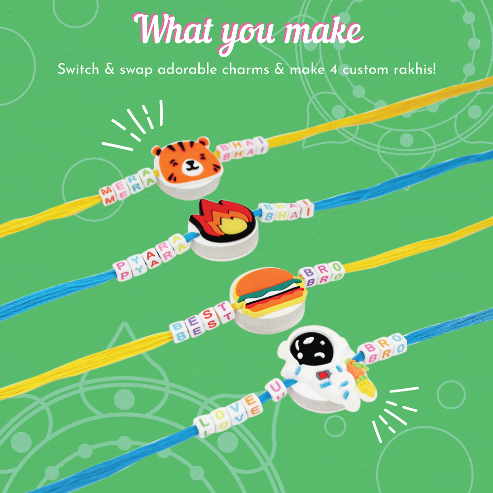 Rakhi Making Kit for Kids - Easy DIY Craft for Ages 4-8 – Kalakaram